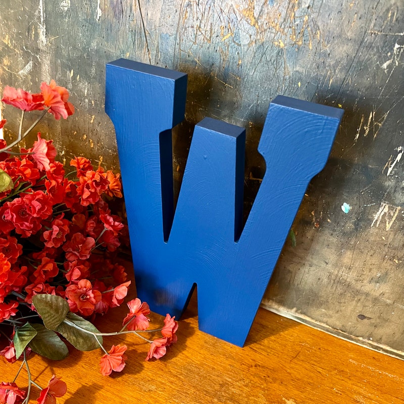 Wooden Letter W - Etsy