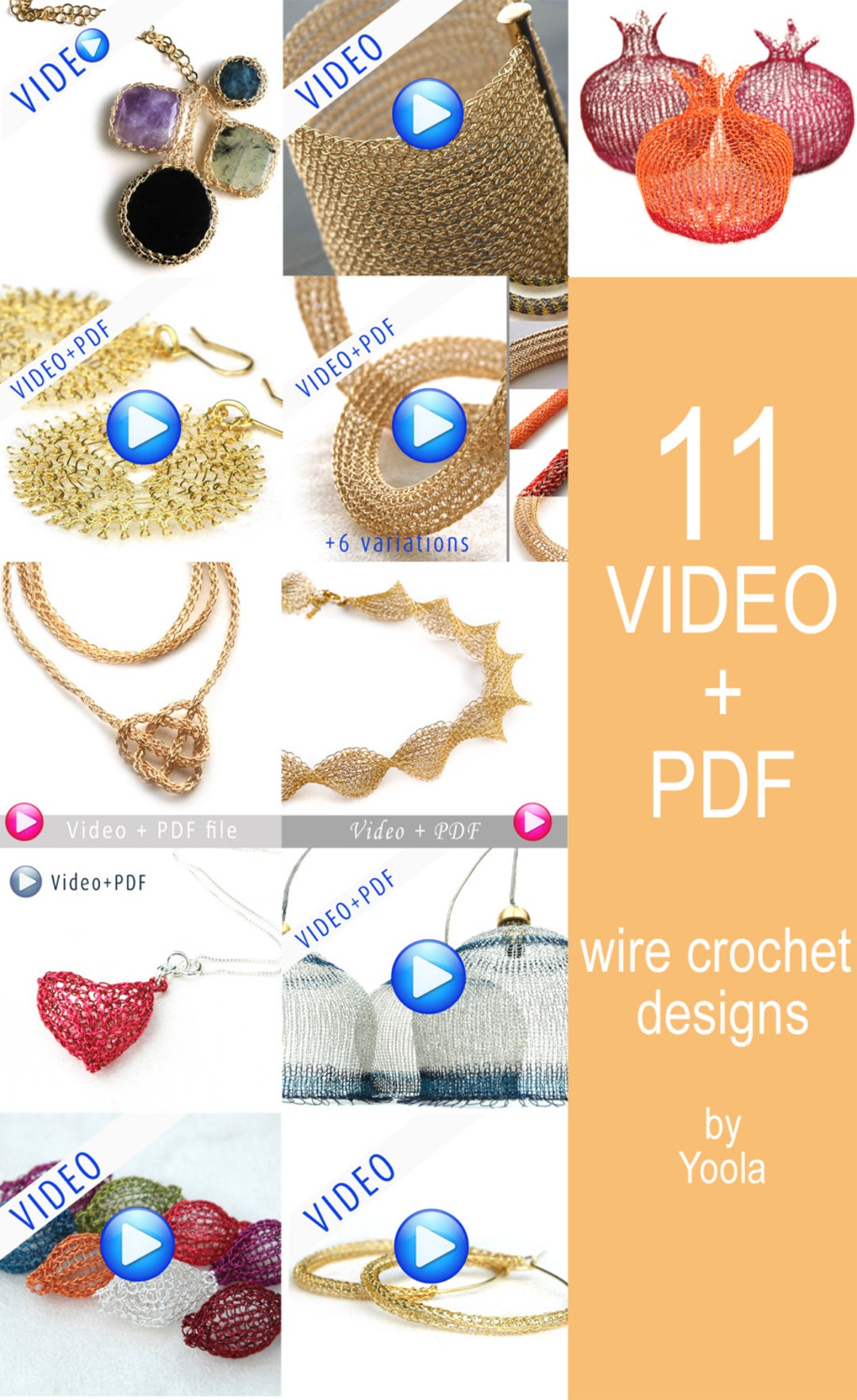 Jewelry Tutorials. 11 Amazing Jewelry Tutorials. Wire Crochet Tutorial ...