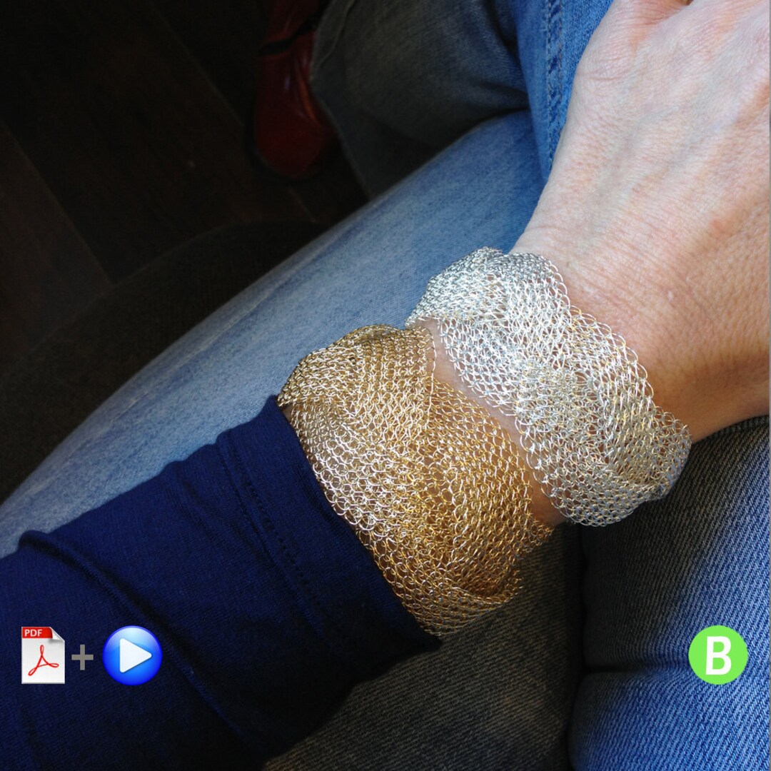 Bracelet Tutorial, Video Jewelry Tutorial, DIY Jewelry Patterns - Etsy