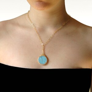 Turquoise DIY Kit, Wire Crochet Pattern, Crochet Pendant Necklace, Wire ...