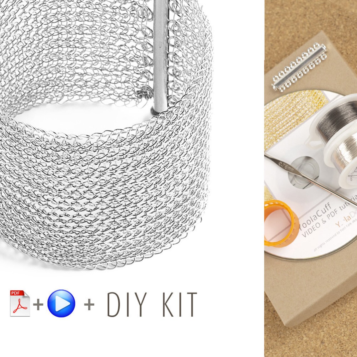 DIY Bracelet Kit Silver Bracelet KIT - Etsy