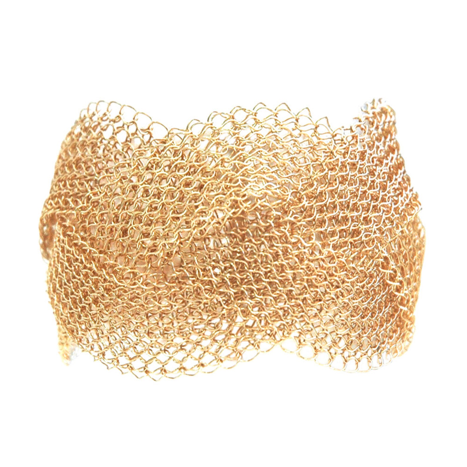 Gold Cuff Bracelet Unique Bridal Jewelry Braided Bracelet - Etsy