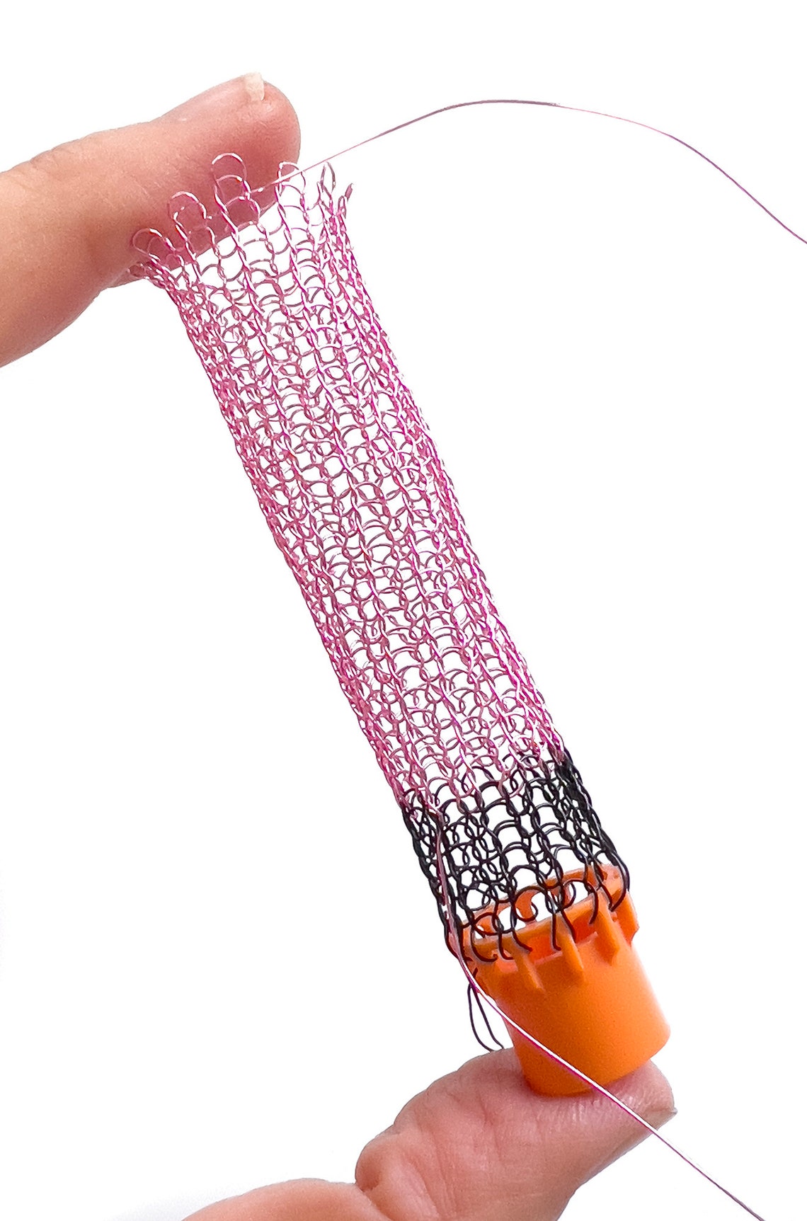 CURSIVE - Crochet With Wires Necklace Pattern - Unique Wire Crochet ...