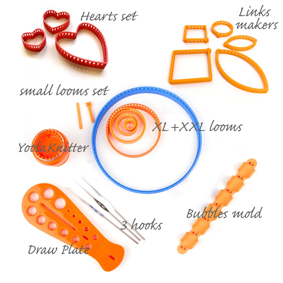 Wire Crochet Jumbo Tools Set 18 Tools in One Pack - Etsy