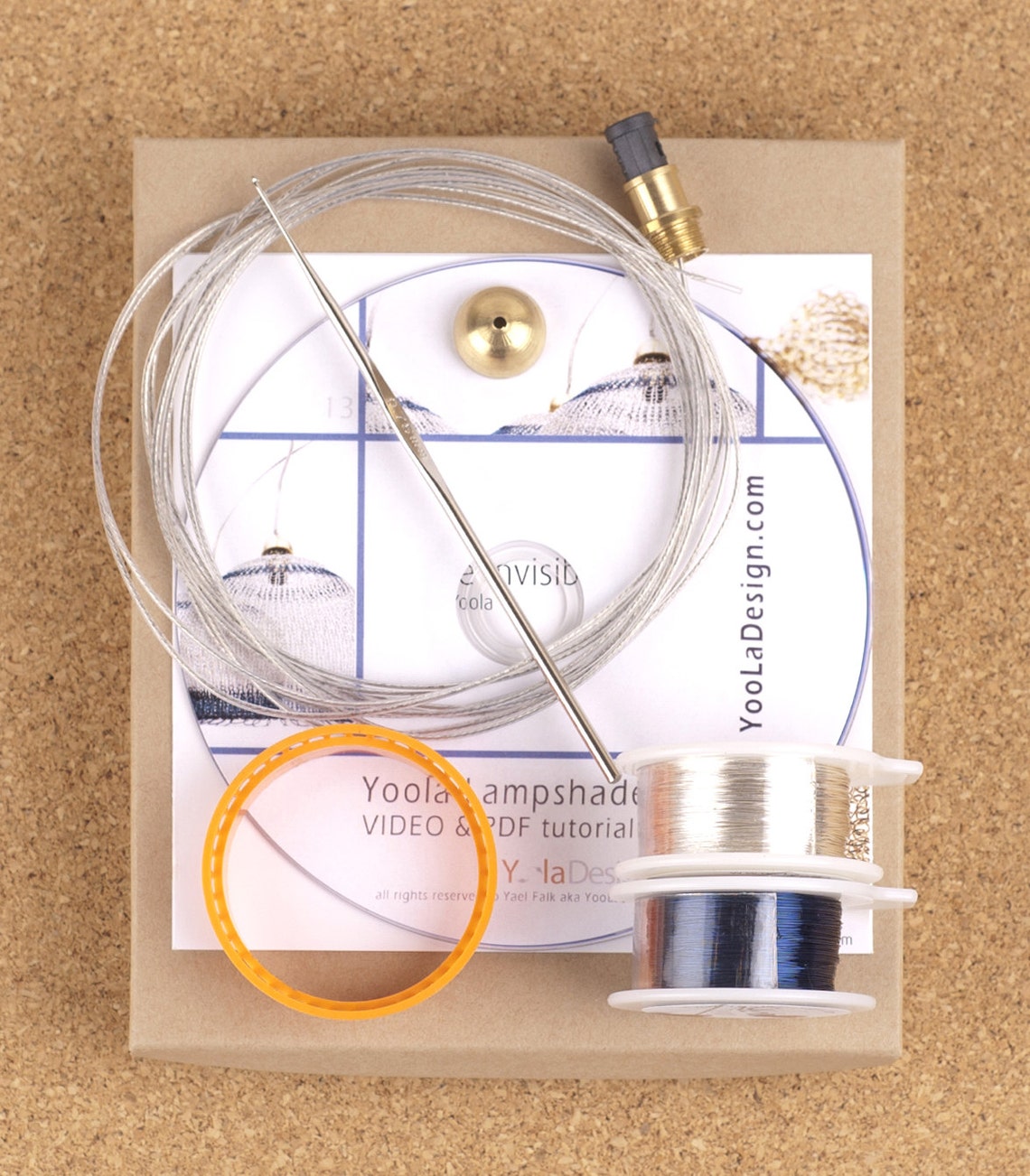 Pendant Light Kit DIY Pendant Light Kits Wire Crochet Kit - Etsy