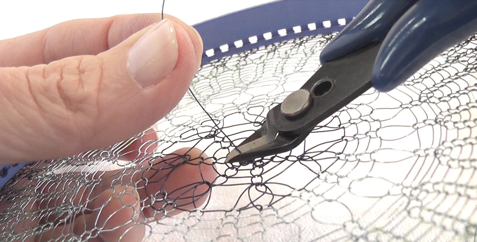 XXL Wire Crochet Loom Mandala Loom Wire Work Wall Art - Etsy