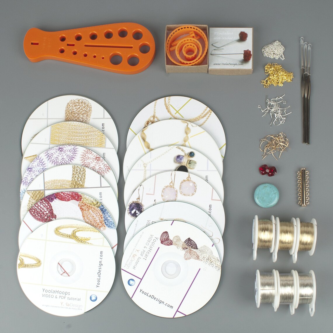 Premium Wire Crochet KIT ALL in One Jewelry Making Kit | Etsy