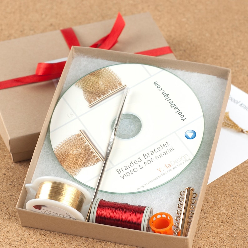 Crochet Kit Braided Bracelet KIT - Etsy