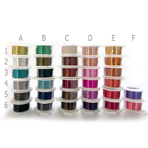 Craft Wire - Pick Your Color - Wire Crochet Supply - 28 Gauge Wire ...