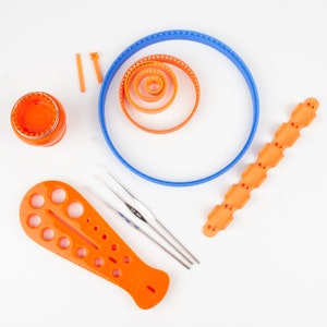 Wire Crochet Jewelry Tools JAMBO Pack, 10 Pieces ISK Looms, Knitter and ...