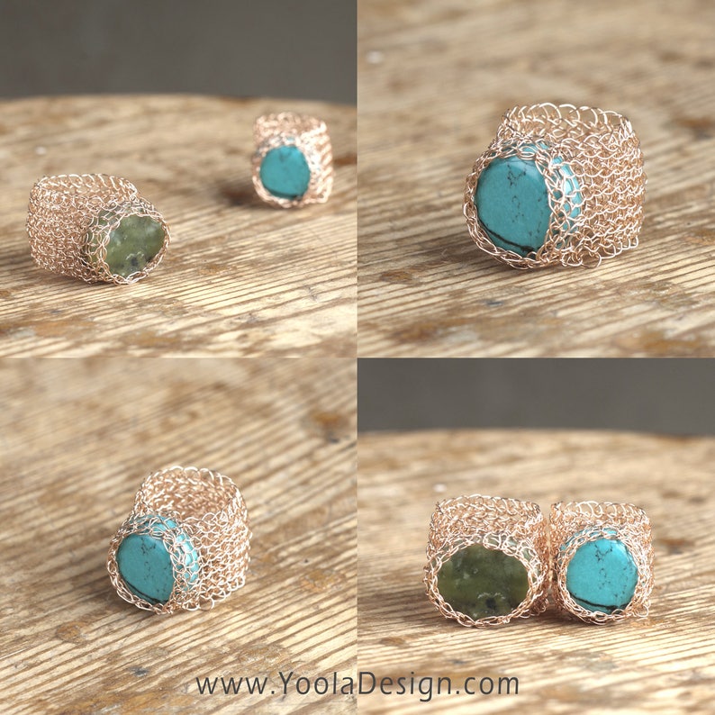 Jewelry Pattern,ring DIY Tutorial,mesh Ring Pattern,crochet Patterns ...