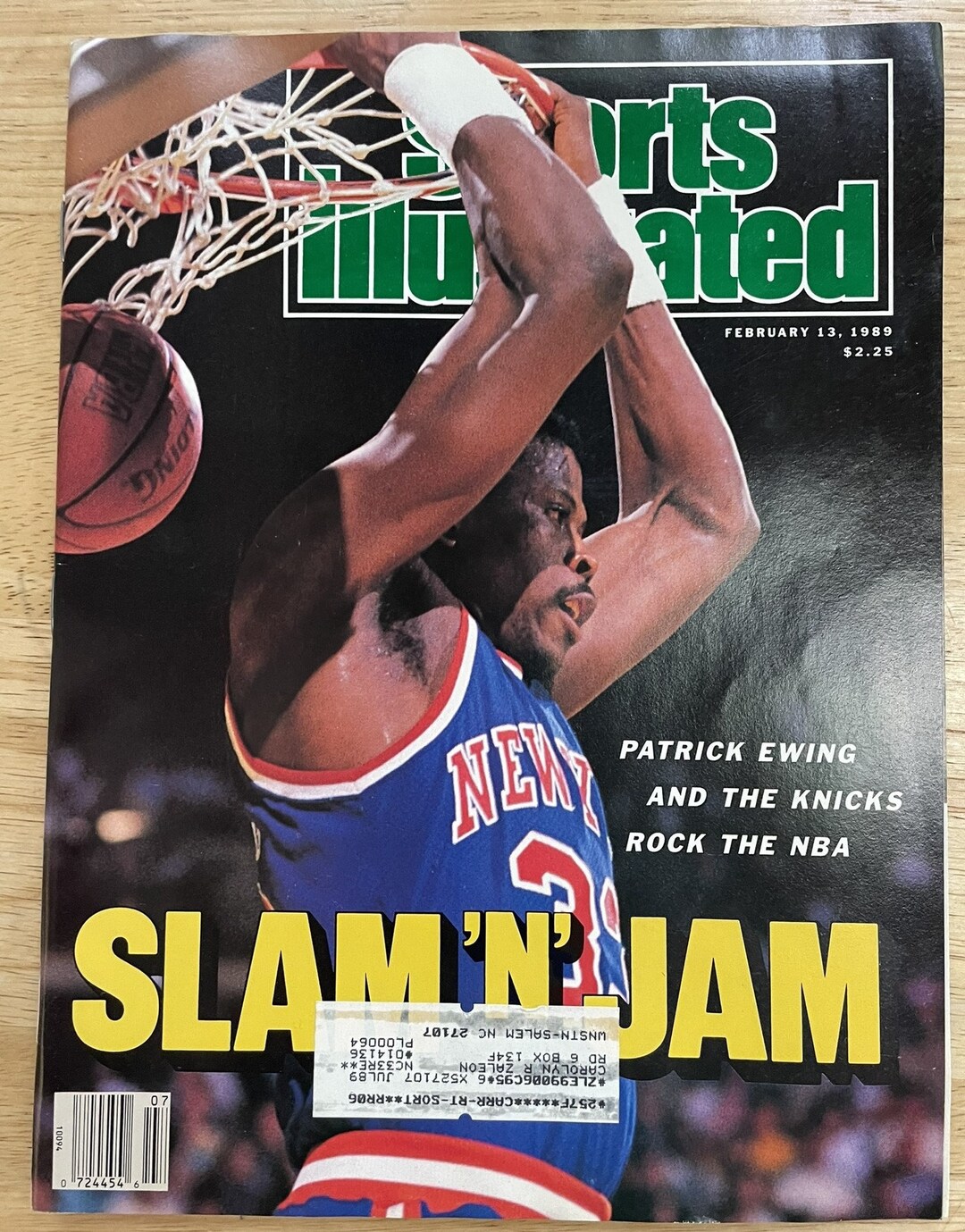 Sports Illustrated -- 2/13/89 -- Patrick Ewing & the Knicks Rock the NBA - Etsy