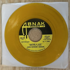 John Howard Abdnor "big Silver Angel" -- Abnak Records -- Yellow Vinyl ...