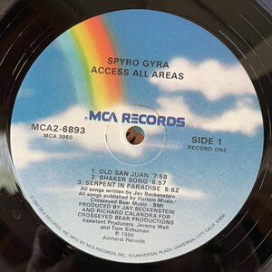 Spyro Gyra "live" - Promo LP - MCA 2-6893 - 2 Record Set - 1984 - Etsy