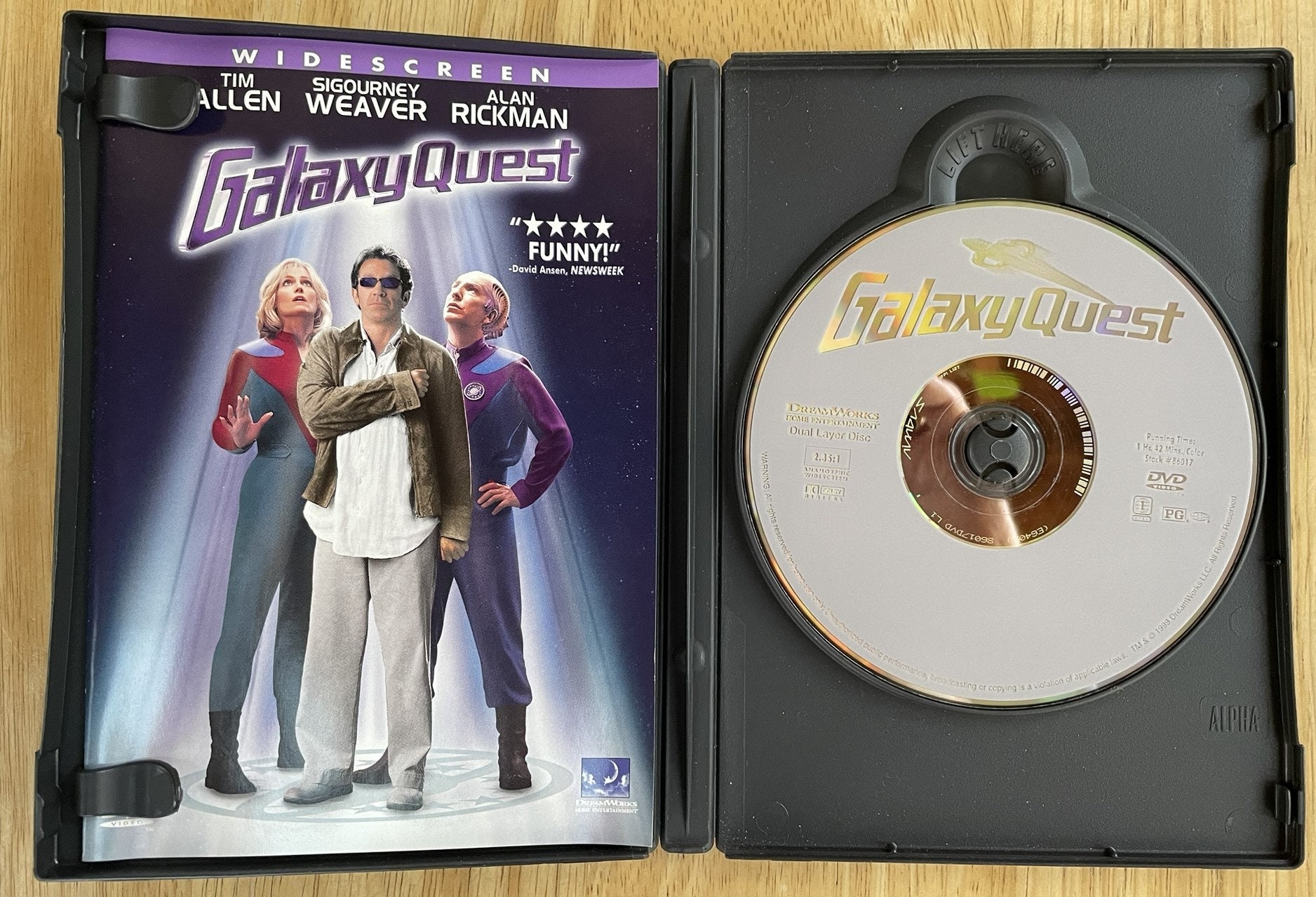 DVD galaxy Quest Widescreen Tim Allen Sigourney Weaver and More - Etsy