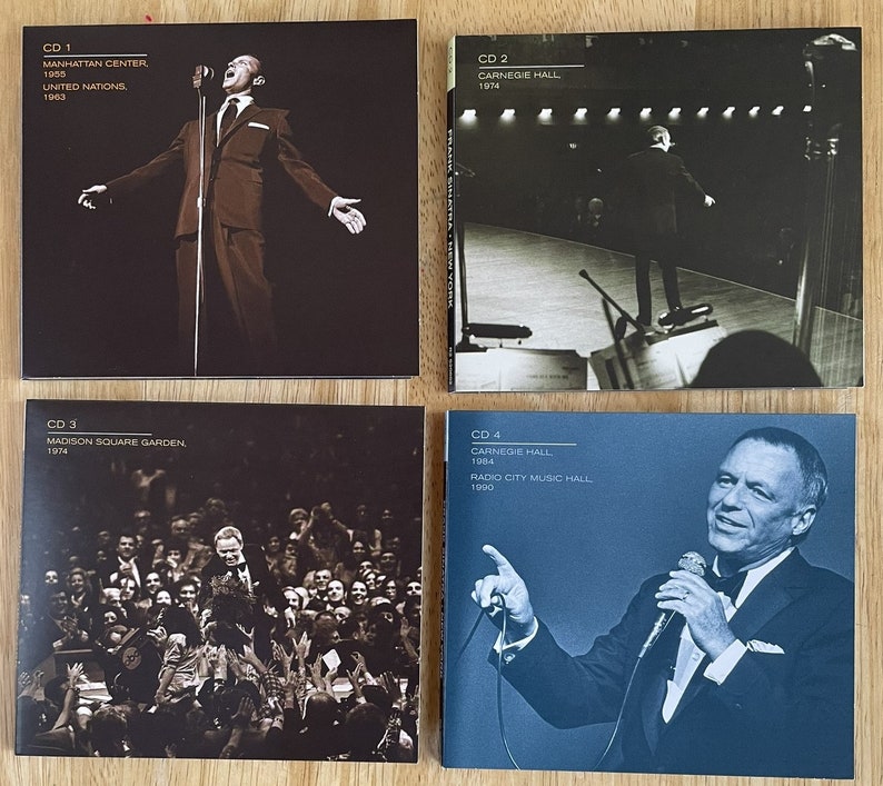 Frank Sinatra "new York" 4 CD 1 DVD Set+ Booklet - @carnegie Hall - @UN ...