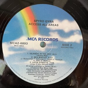 Spyro Gyra "live" - Promo LP - MCA 2-6893 - 2 Record Set - 1984 - Etsy