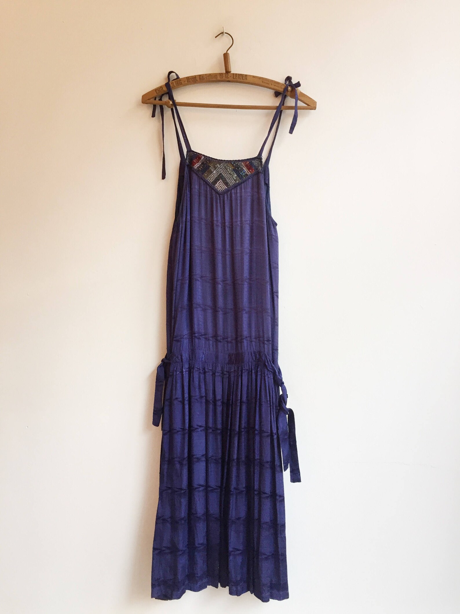 Vintage 70s Rene Derhy Sequin Indian Bohemian Hippie Dress S - Etsy