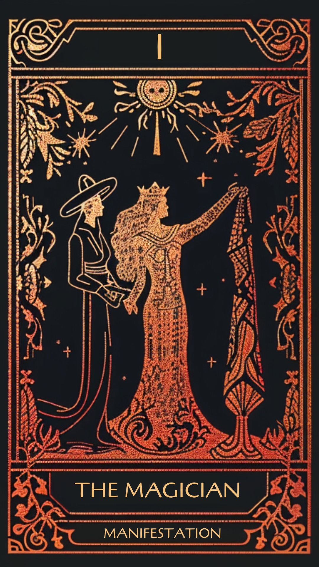 The Magician - LGBTQ Tarot Card Phone Wallpaper - Etsy