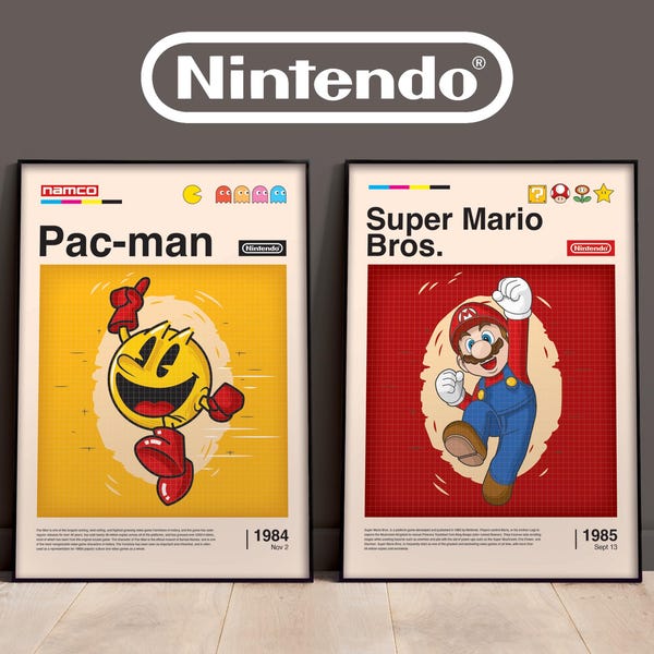 Video Game Posters - Etsy UK