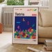 Single Tetris Print, Retro, Video Games, Kids Room Décor, Classic ...