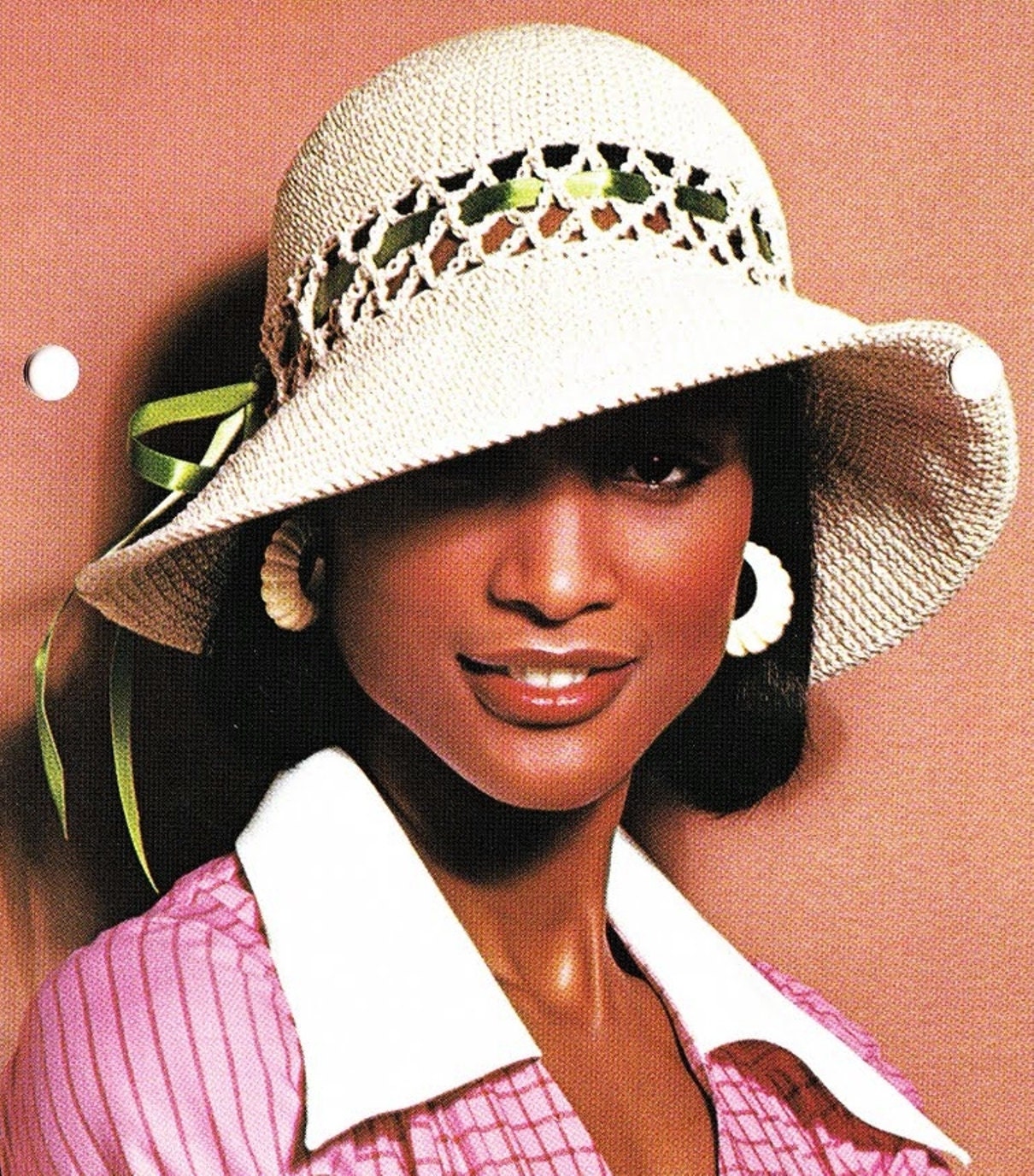 INSTANT DOWNLOAD Vintage White Floppy Sun Hat, Crochet Pattern - Etsy