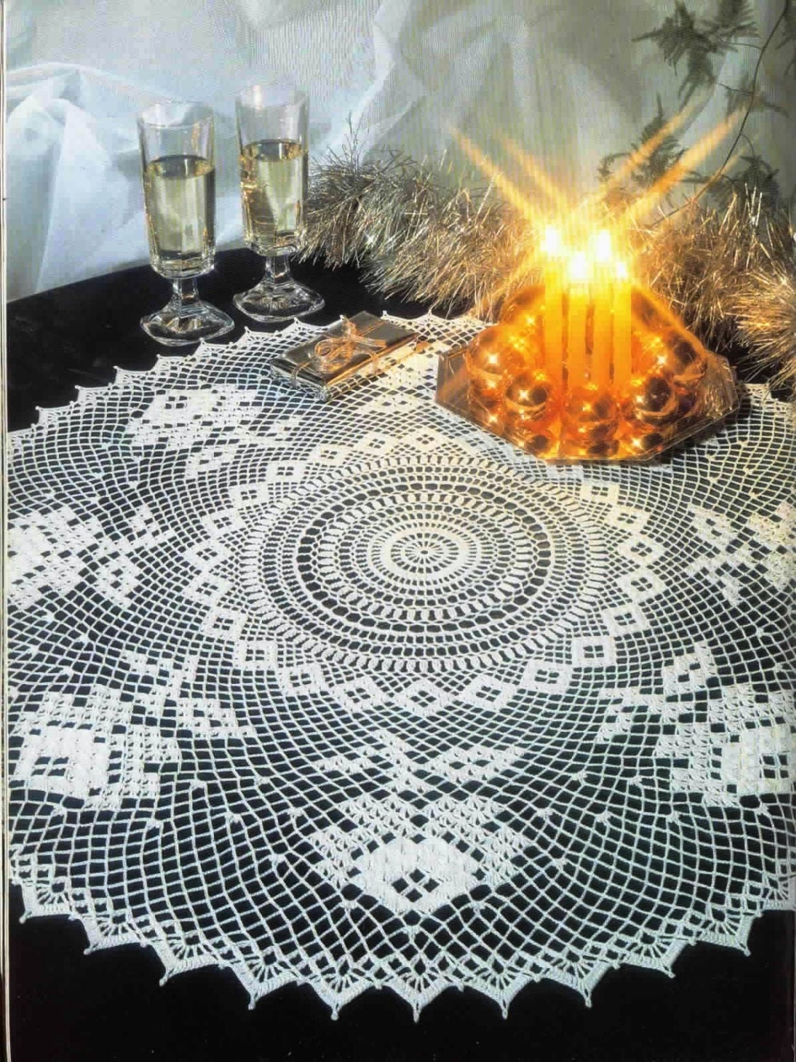 INSTANT DOWNLOAD Vintage Doily Pattern, Fine Thread, Sparkling ...