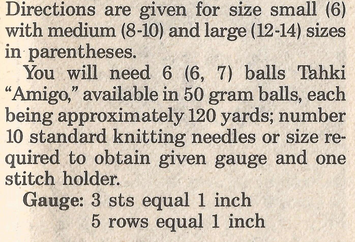 INSTANT DOWNLOAD, Easy Knit Shell, Vintage Pattern, 80s - Etsy