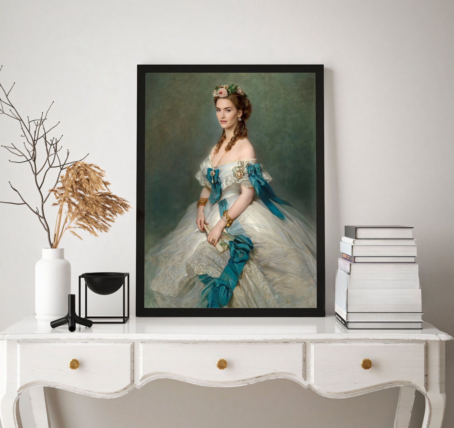 CUSTOM ROYAL PORTRAIT From Photo, Renaissance Queen Portrait, Princess ...