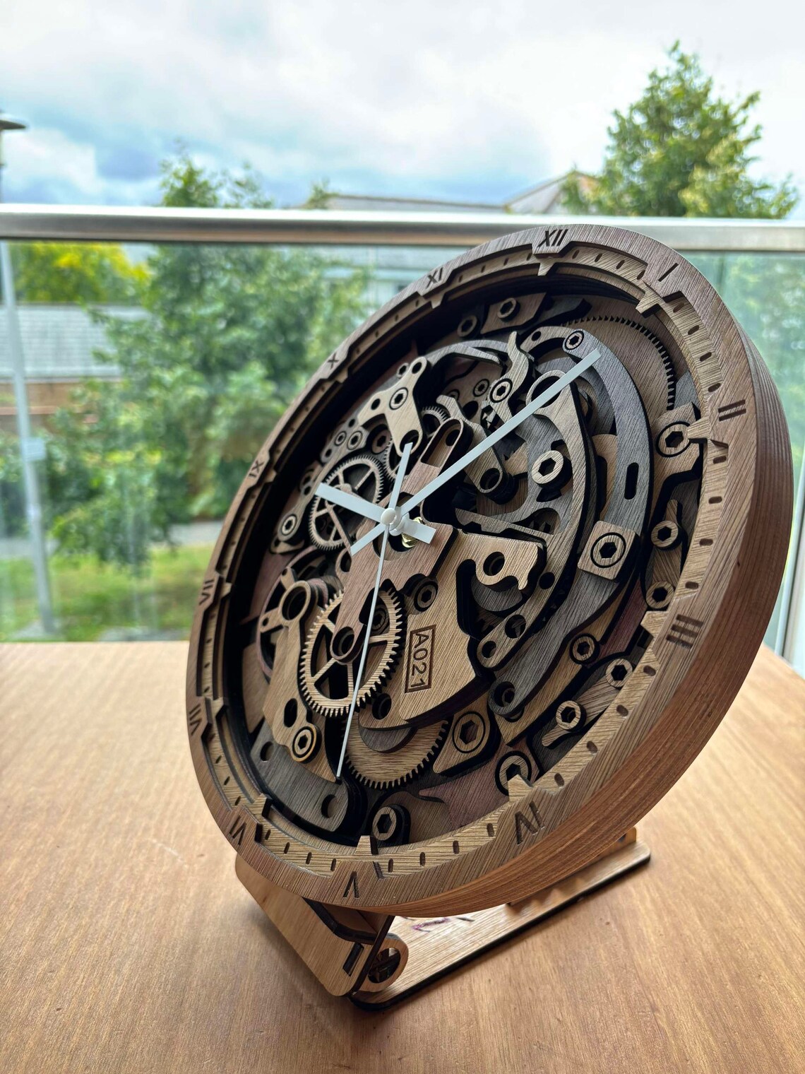 Handmade Mutli Layered and Colored Gears Wall Clock - Etsy