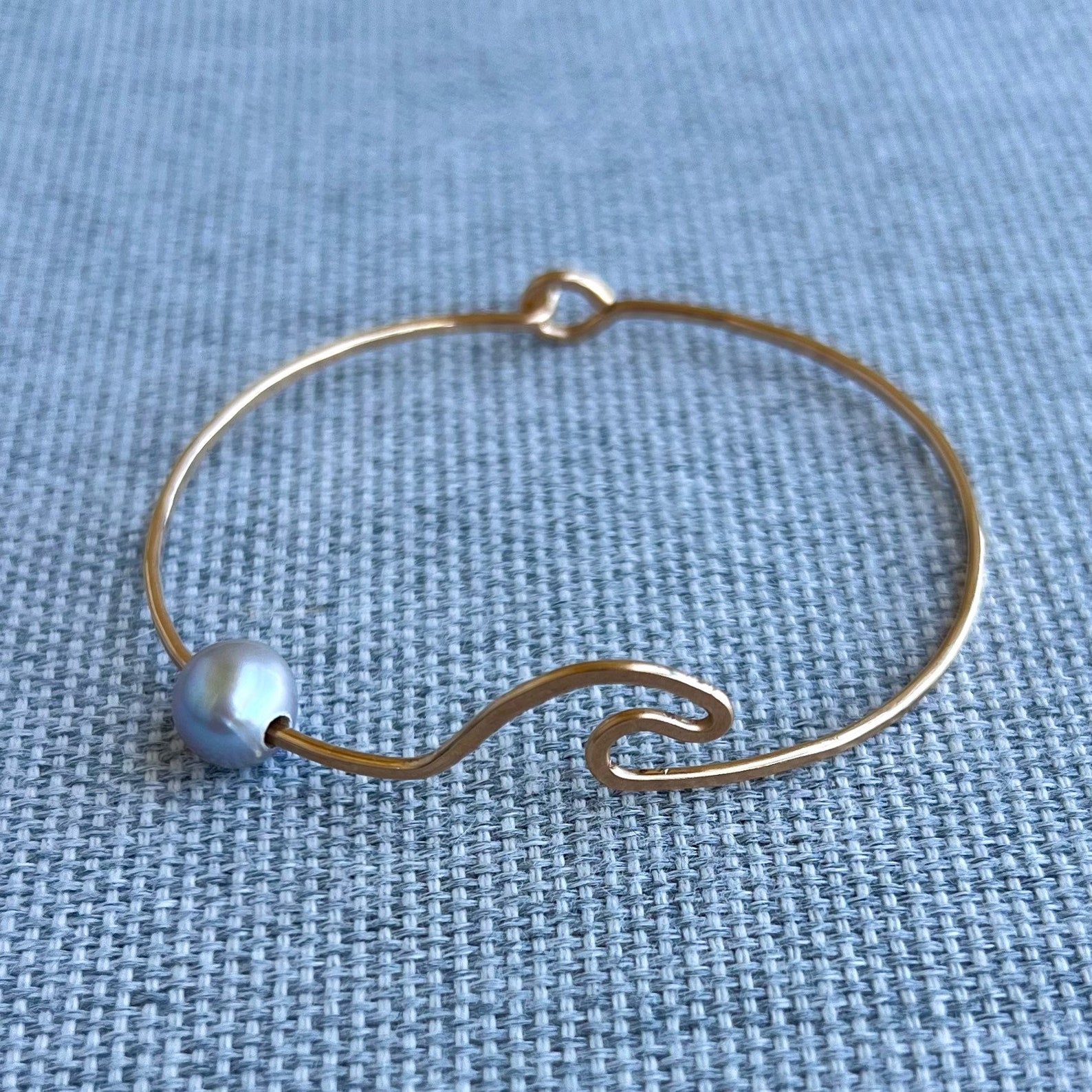 La Mer Wave Bangle - Etsy