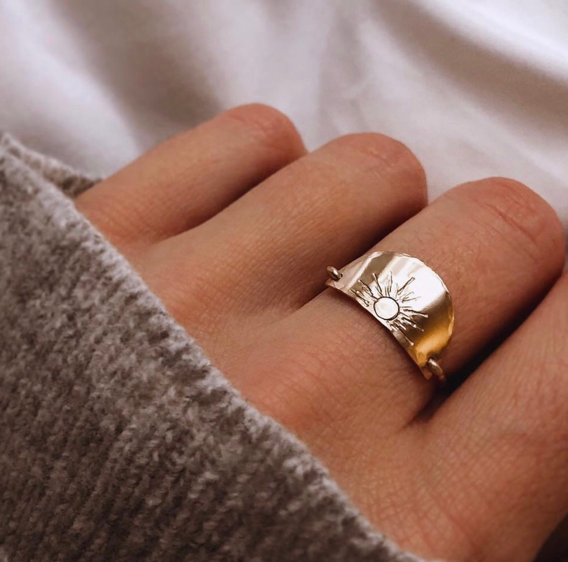 Sunrise Ring - Etsy