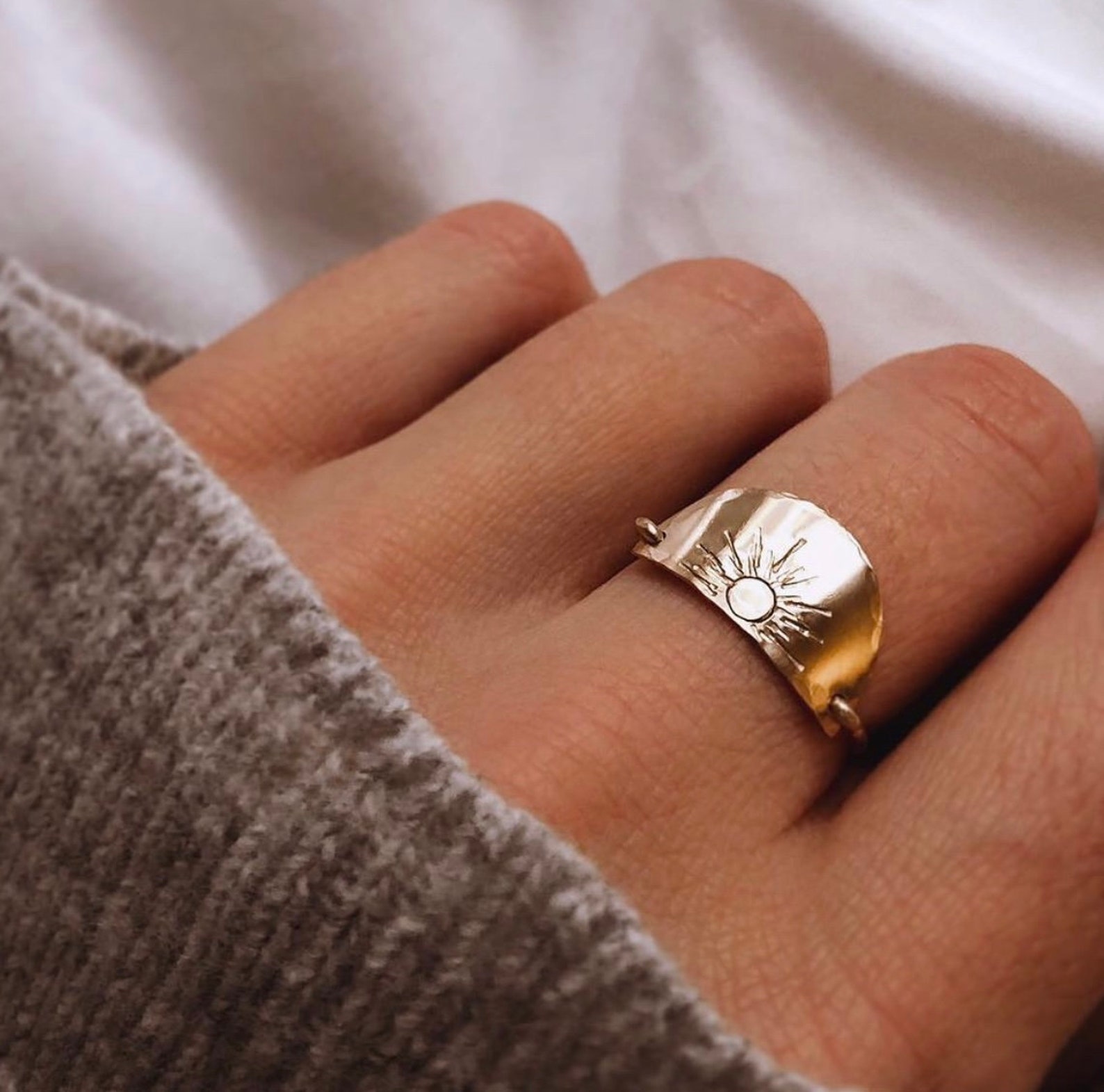 Sunrise Ring - Etsy