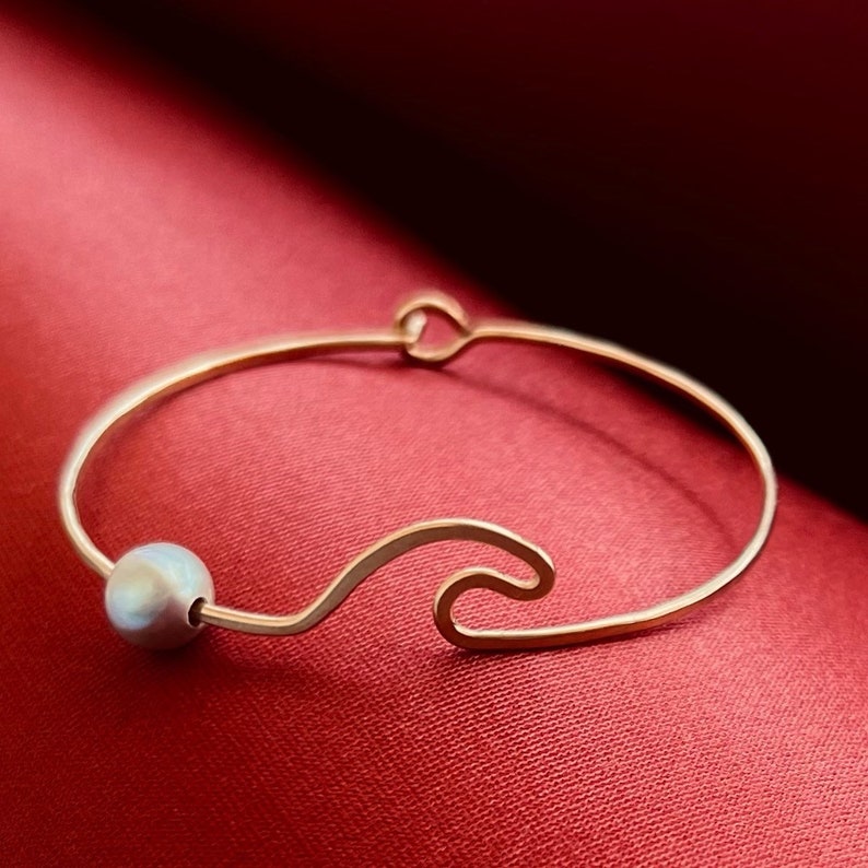 La Mer Wave Bangle - Etsy