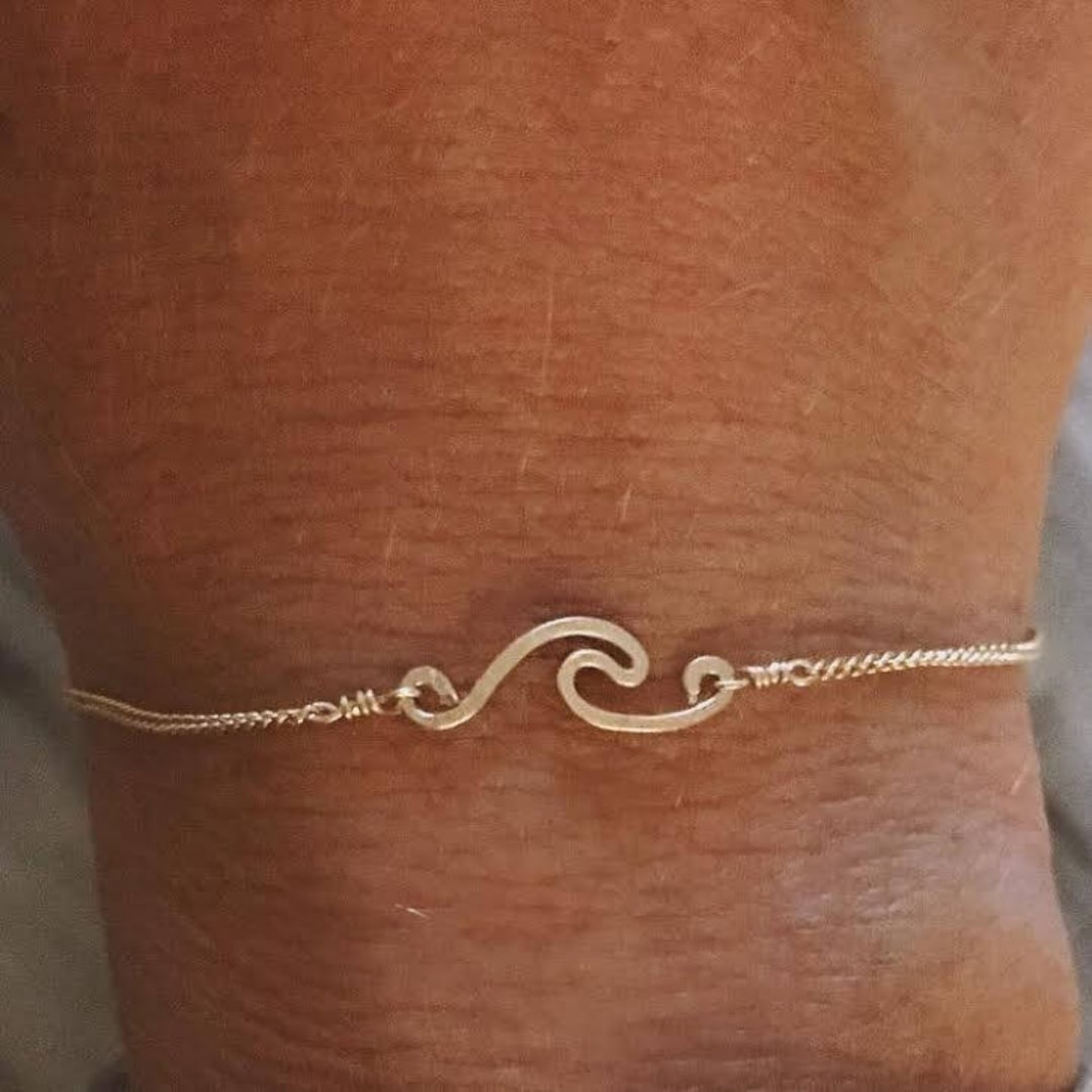 Mini Ocean Wave Bracelet - Etsy