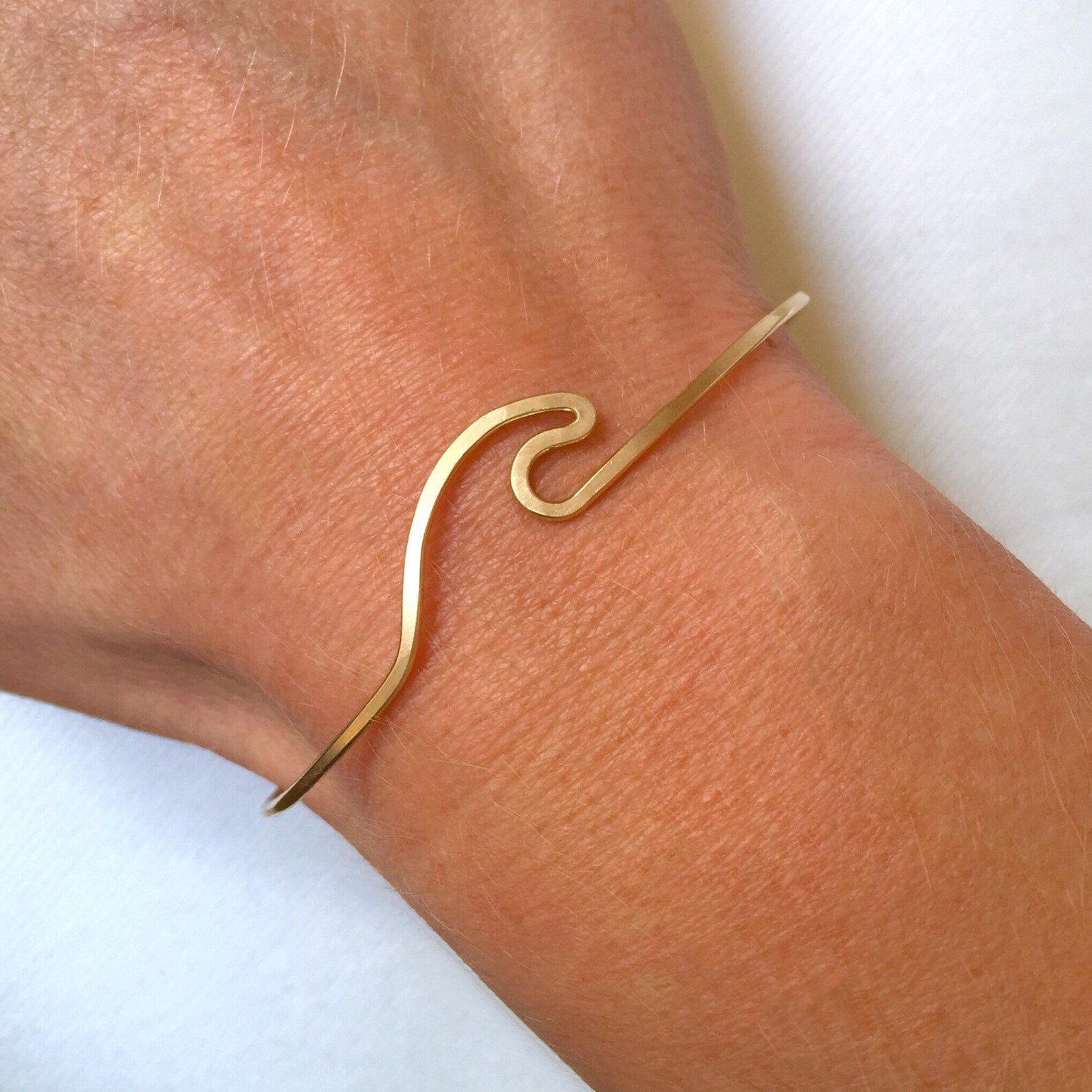 Ocean Wave Bangle - Etsy