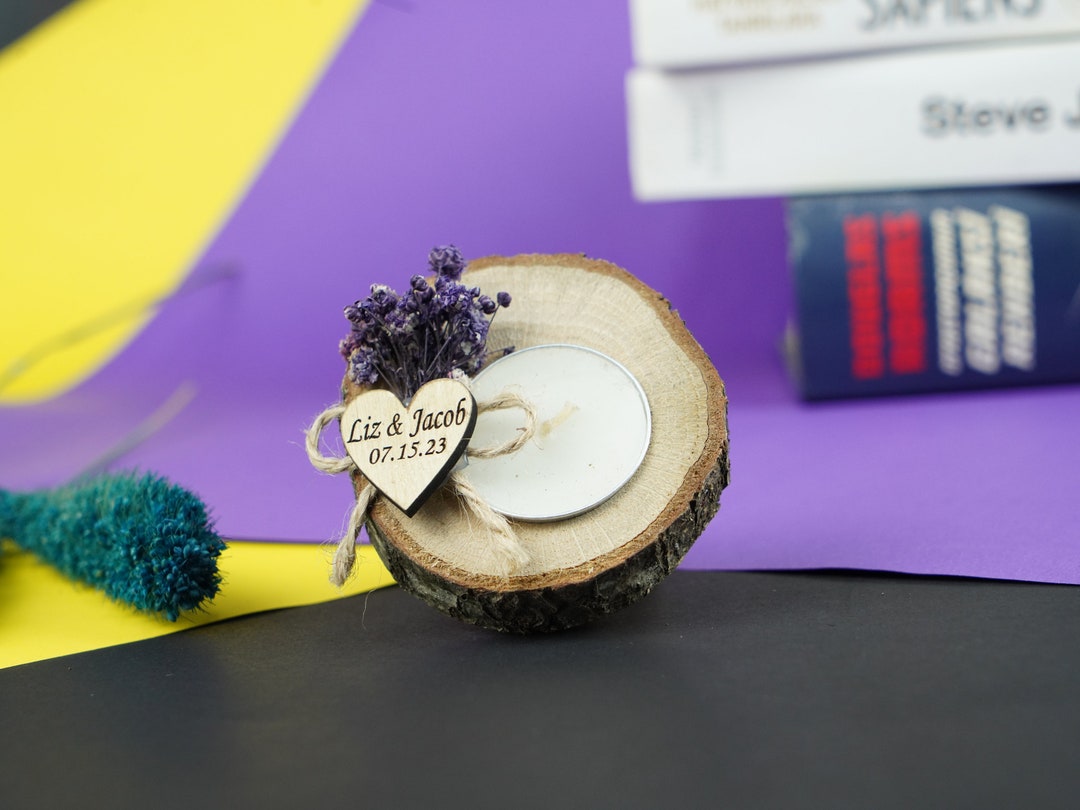 50 Pcs Personalized Candle Wedding Favor Wedding Favors For Guests In
