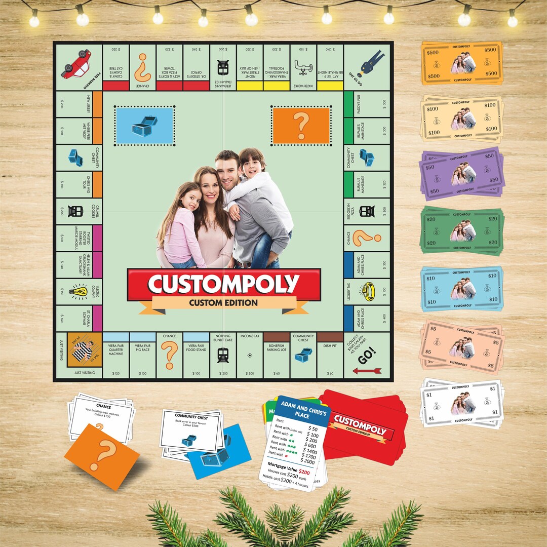 Personalized Board Game: Customized Gift, Custom Board Game, Christmas ...