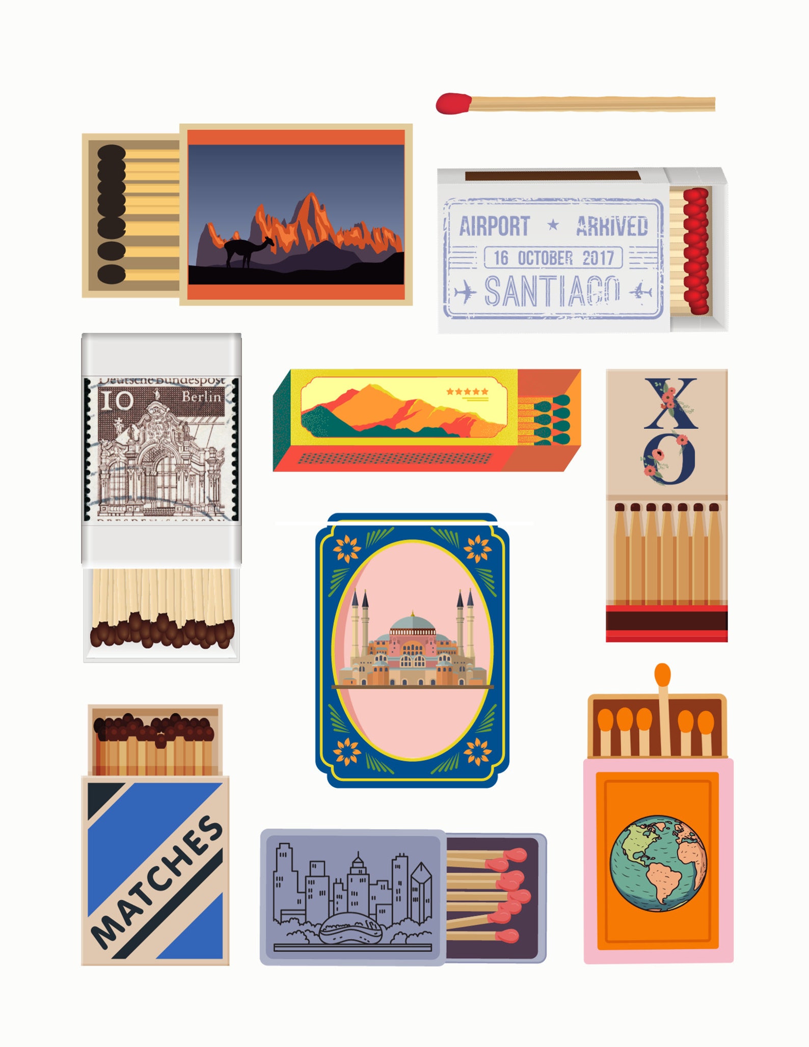 Customized Matchbook Print - Digital Download - Etsy