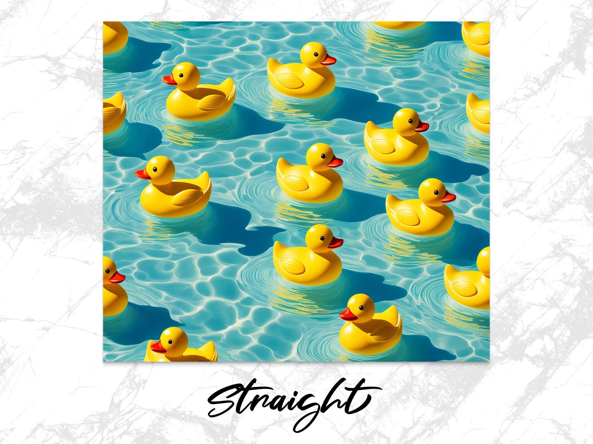 Cute Rubber Duck Tumbler Wrap, 20 Oz Skinny Tumbler Sublimation Design ...