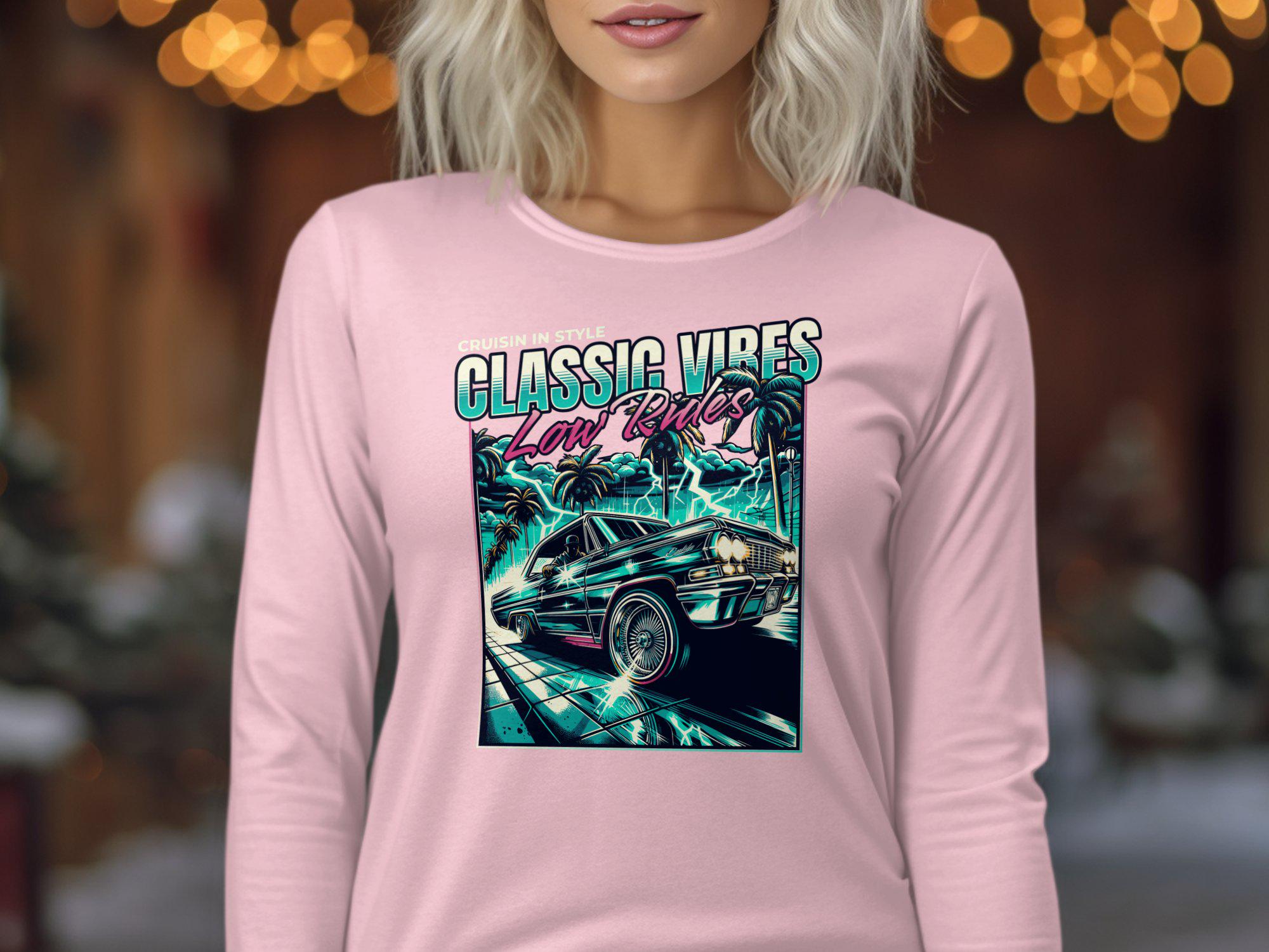 Retro Low Rider Sweatshirt: Vintage Car Graphic, Street Style Pullover ...