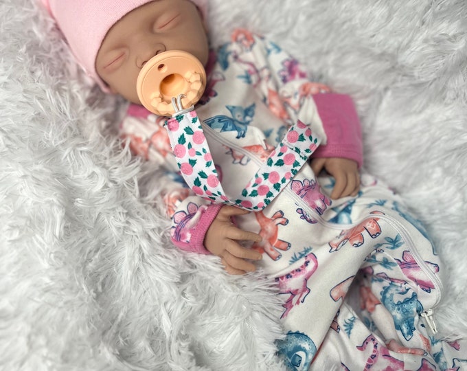 FULL BODY SILICONE Reborn Baby Girl 18in 6lb. 5oz. Takes Pacifier ...