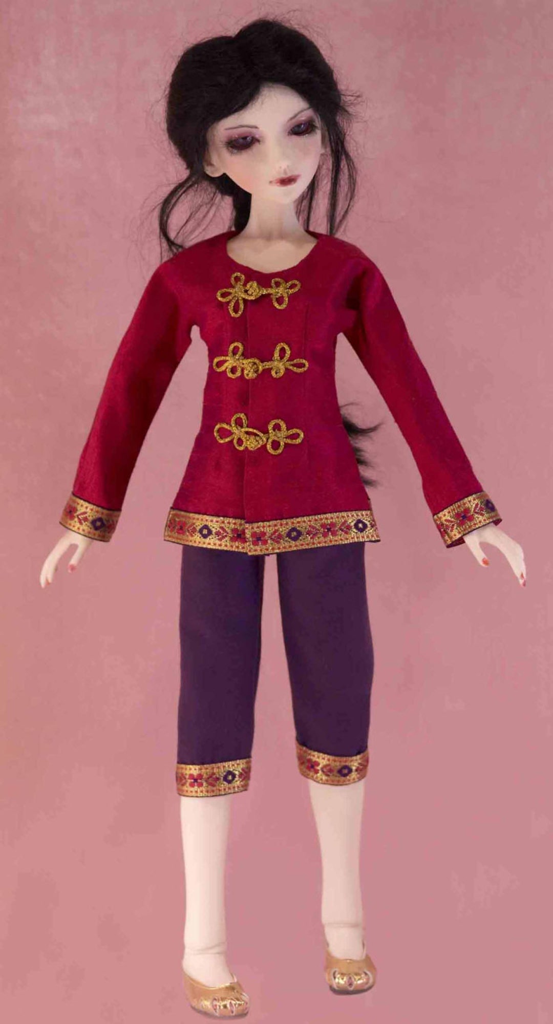 BJD MSD Doll Clothes Pattern, Dim Sum Duo Jacket and Capris (PDF ...