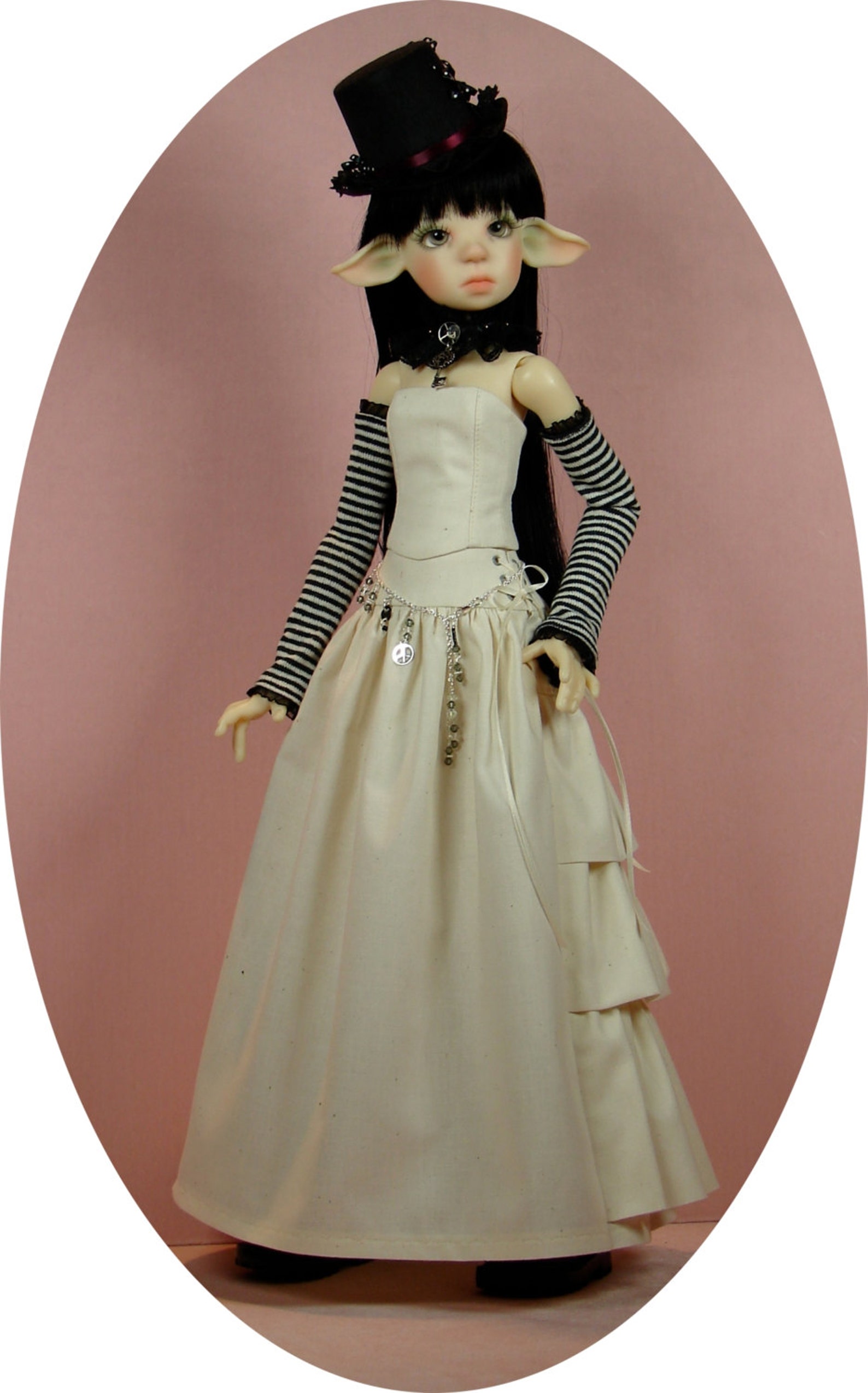 Gracefaerie Pattern 60, Waterfall. Waterfall Skirt for Kaye Wiggs 50cm ...
