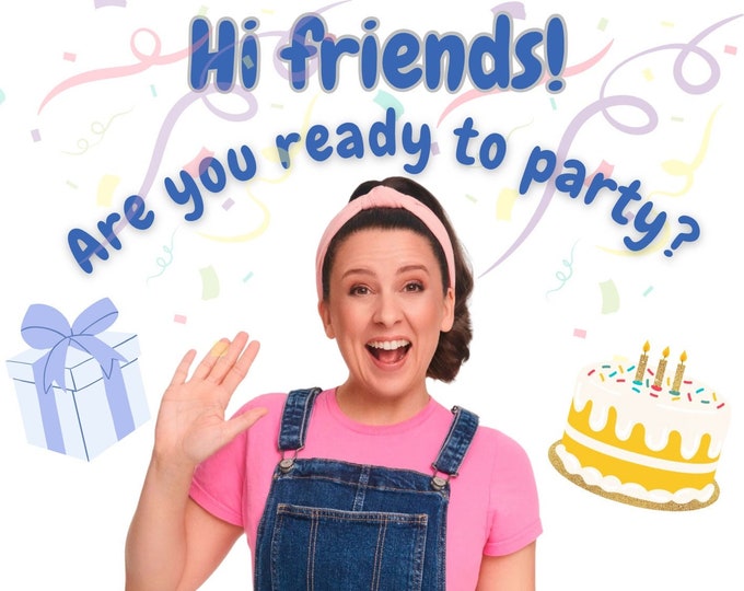 Ms Rachel Printable Kids Birthday Party Welcome Poster Sign - Etsy