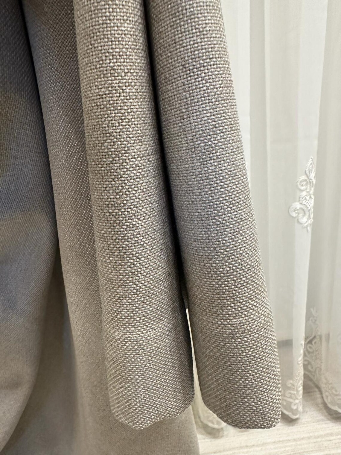 Rustic Ringed Living Room Luxury Flat Stitched High-quality Pleatless ...