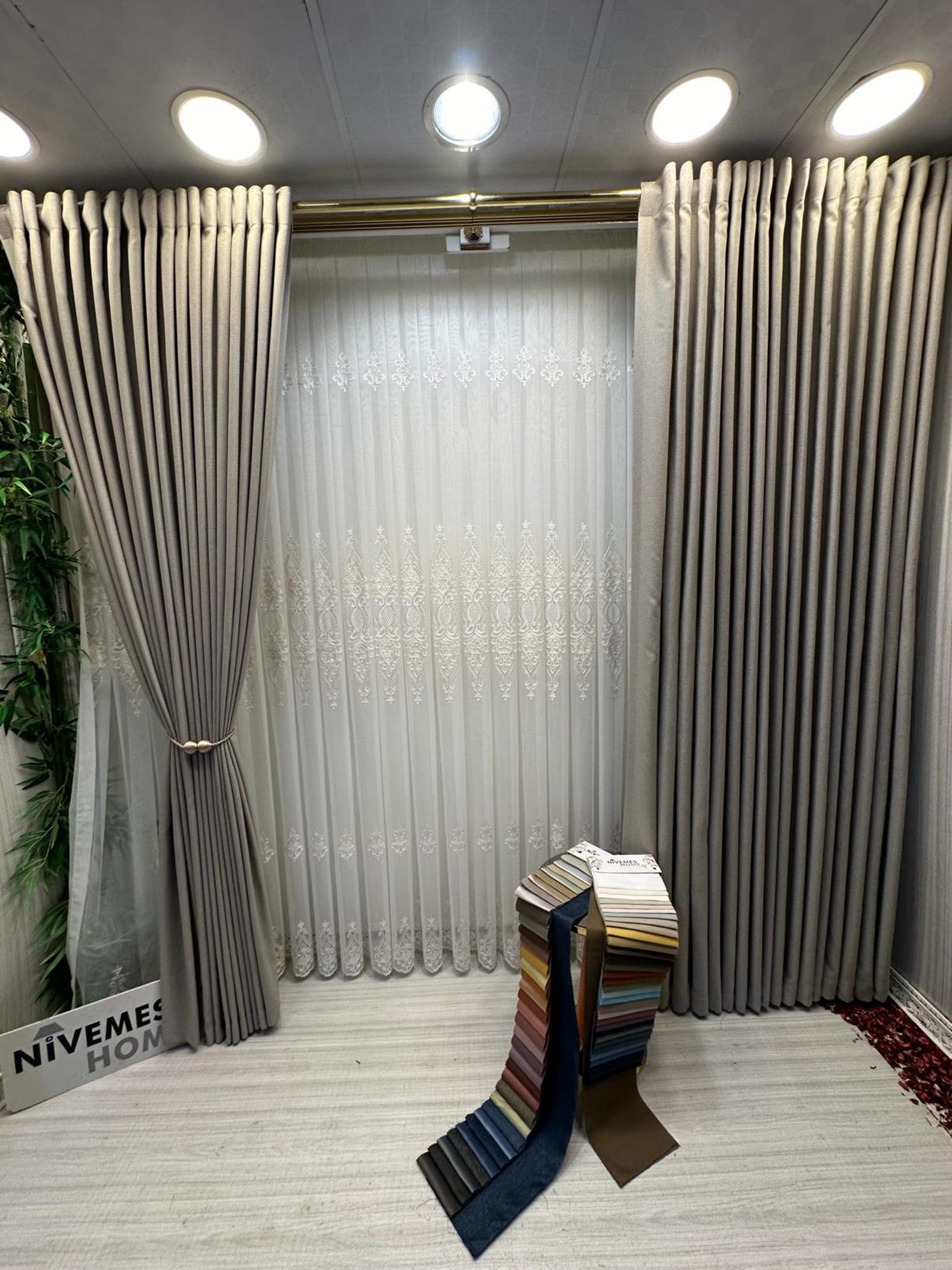 Rustic Ringed Living Room Luxury Flat Stitched High-quality Pleatless ...