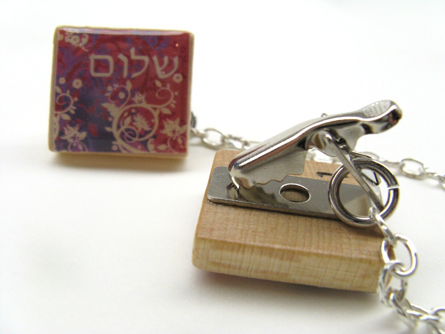 Tallit Clips Choose From Any of My Jewish or Hebrew Scrabble - Etsy