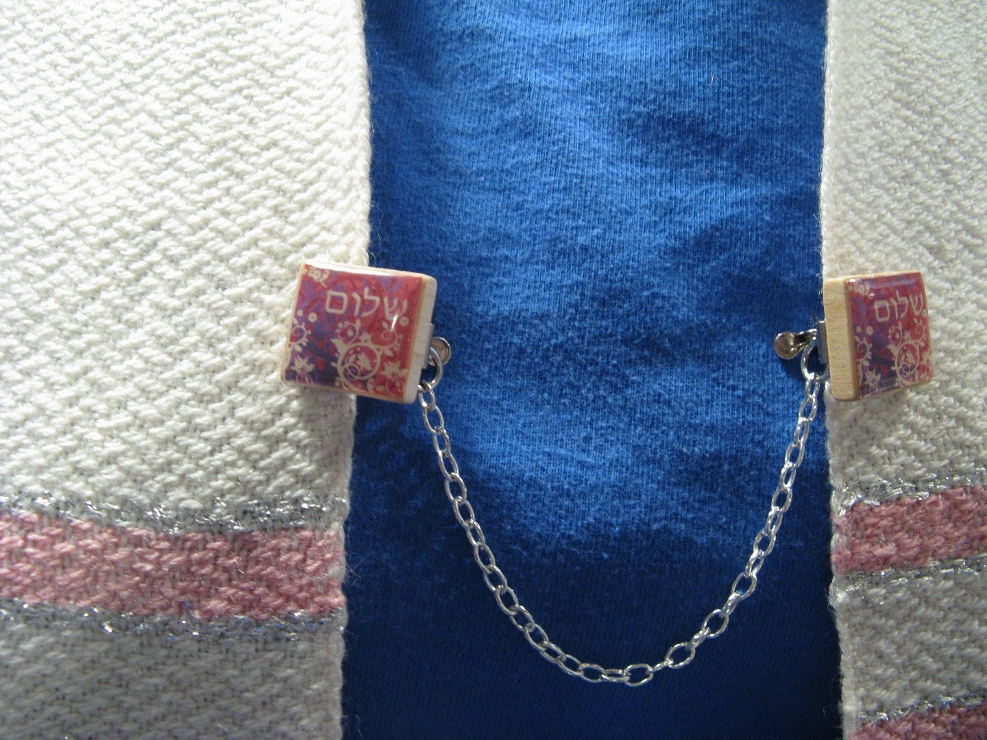 Tallit Clips Choose From Any of My Jewish or Hebrew Scrabble - Etsy