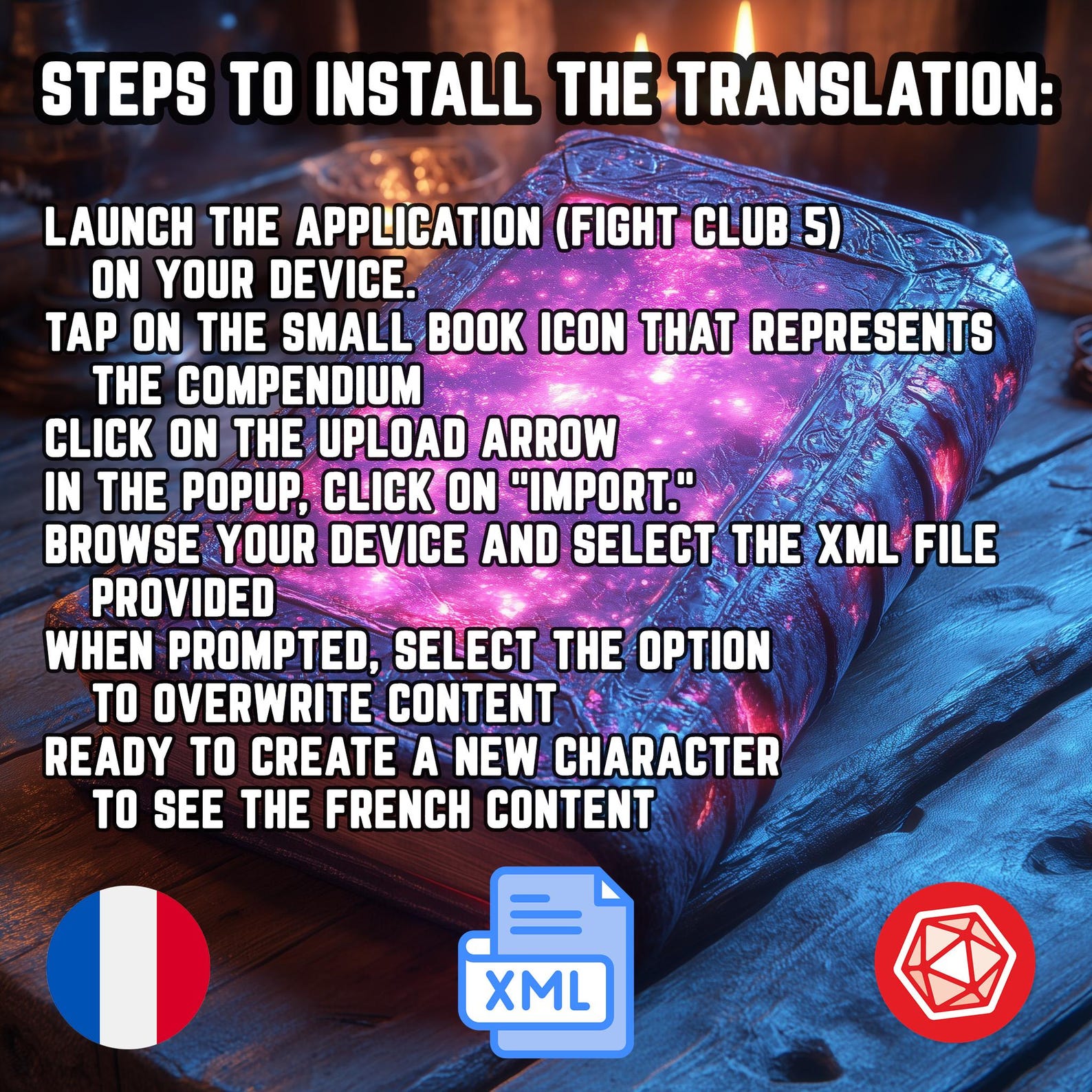 FRENCH Dnd Compendium - XML File for Fight Club 5 - Dungeons and ...